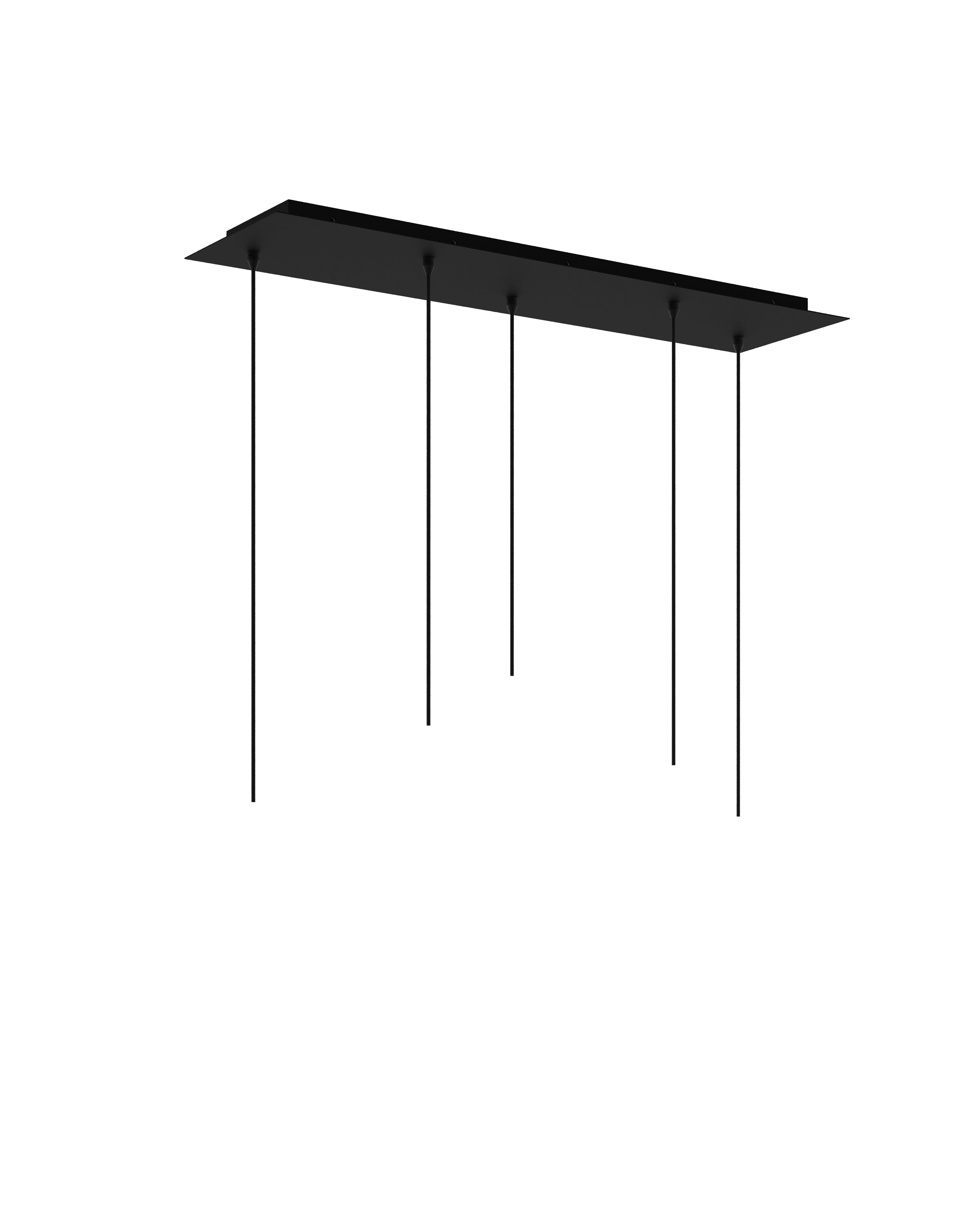 5 Light Staggered Rectangular Canopy - Hennepin Made