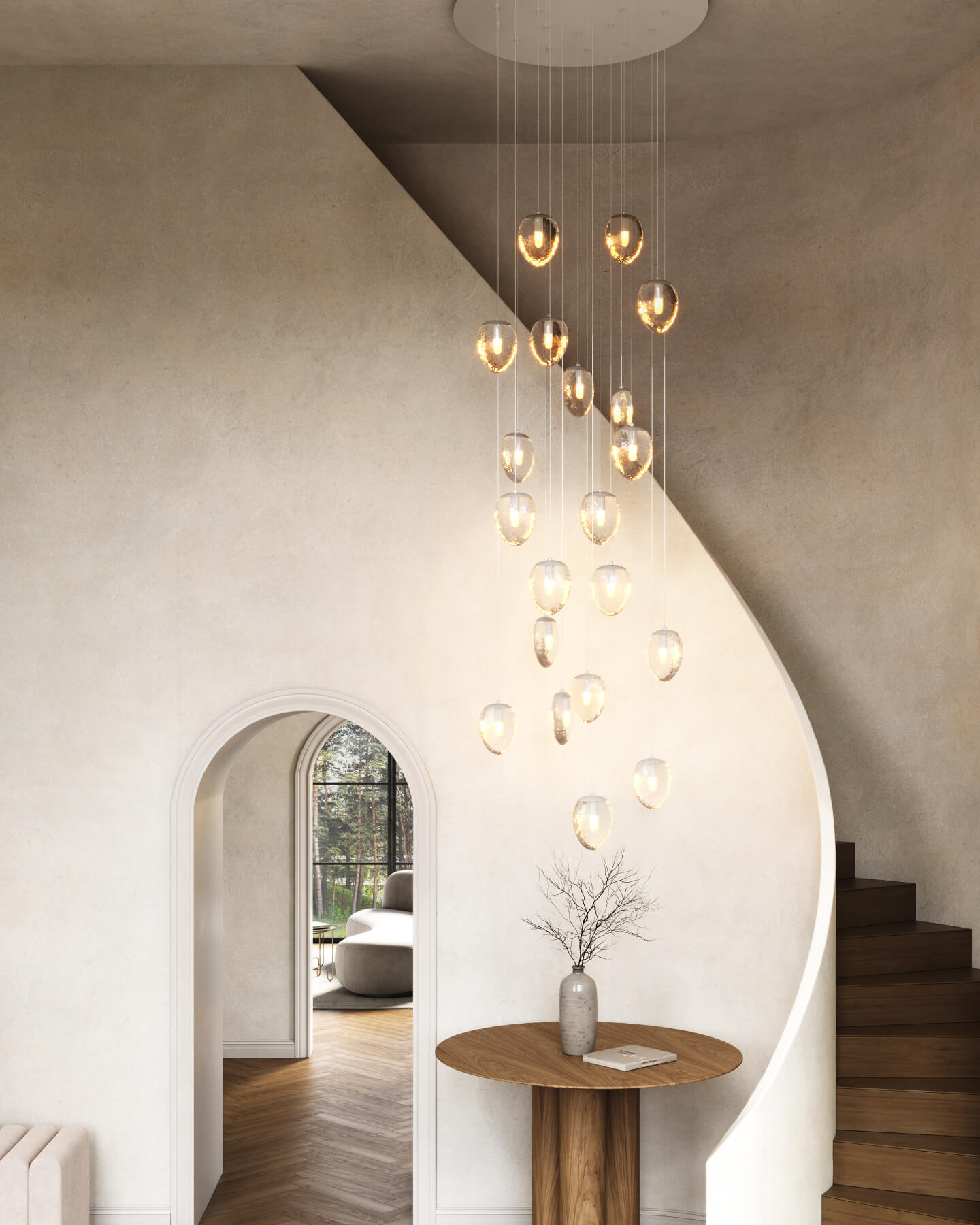 Foliole 20 Light Installation - Hennepin Made