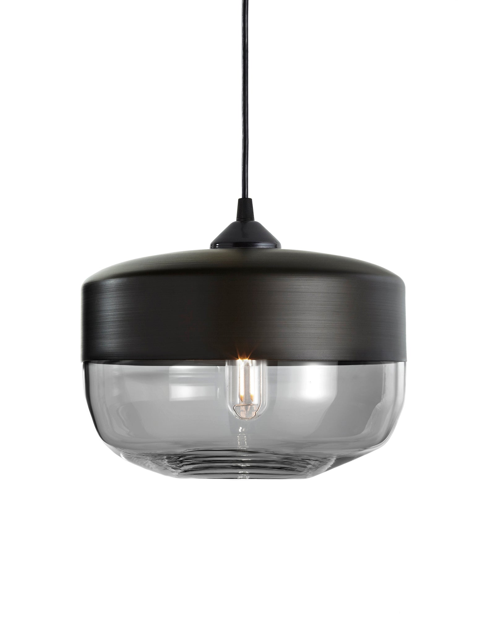 Parallel Wide Cylinder Pendant - Hennepin Made