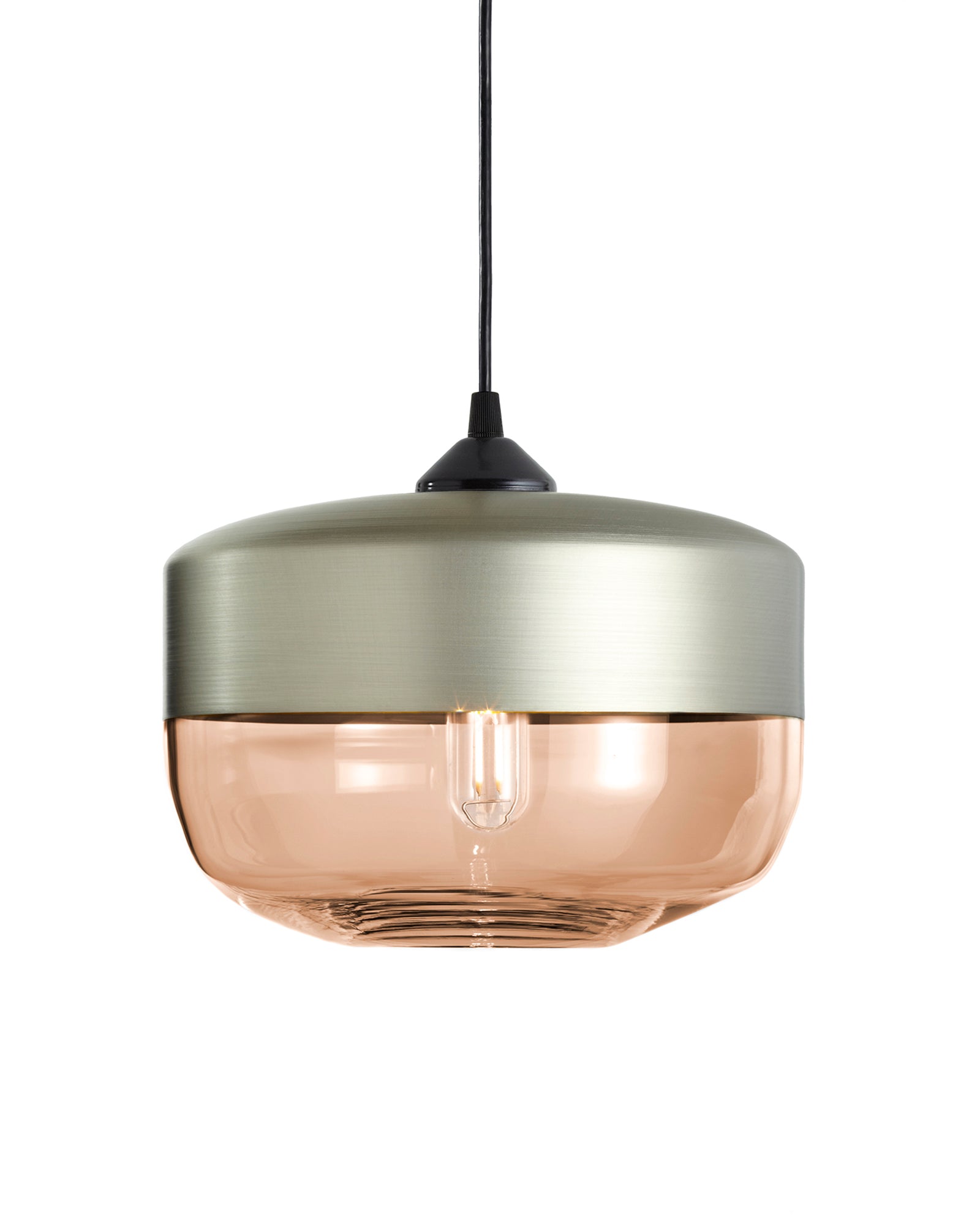 Parallel Wide Cylinder Pendant - Hennepin Made